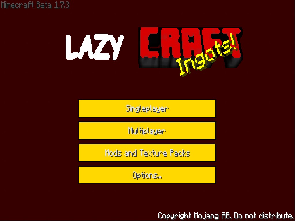 LAZYCRAFT Minecraft Texture Pack